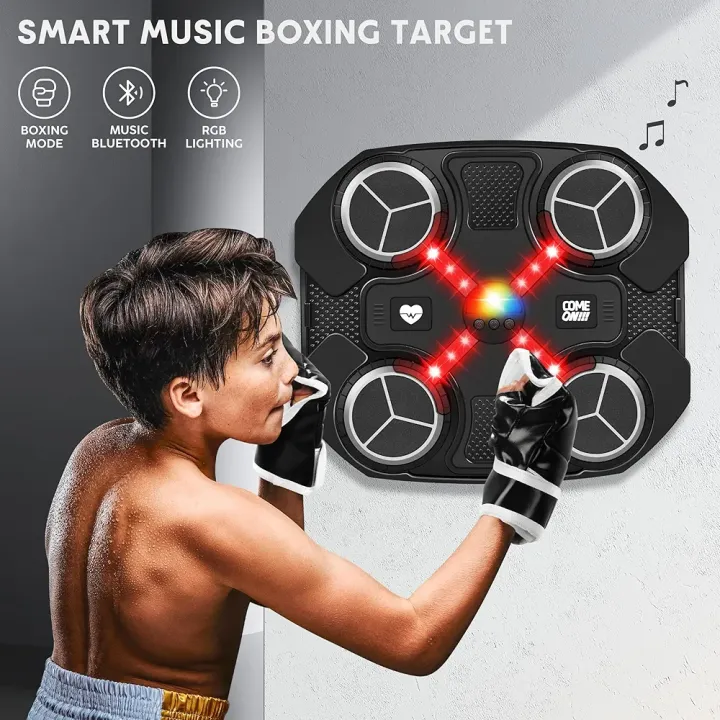 Music Boxing Machine Sport Toys for Kids,Wall Mounted Bluetooth Smart ...