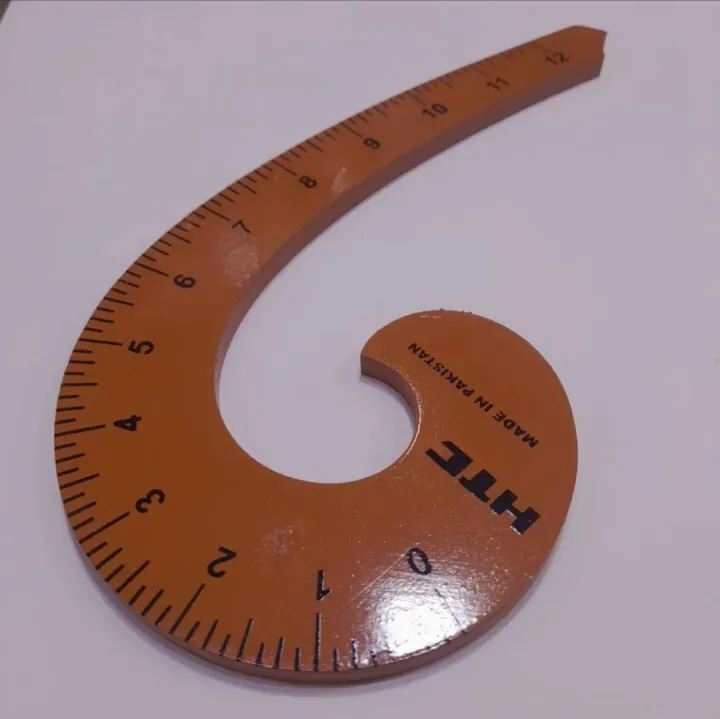 Wooden French Curve Shape Scale" Sholder,GolGala,Neckline,Armhole ...