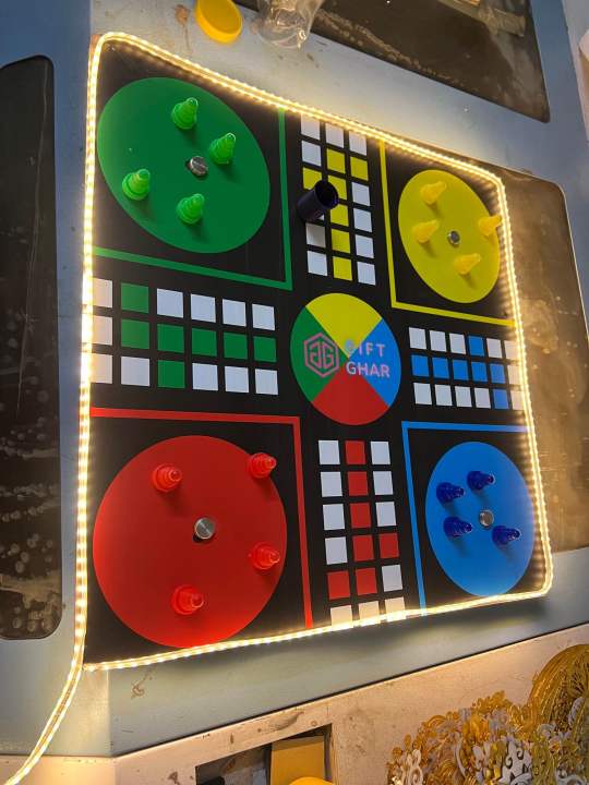 Ludo Game with Led Light premium Available Now Ramadan Special item ...