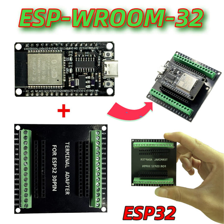 ESP32 Expansion Board Development Board TYPE-C Micro USB WiFi Bluetooth ...