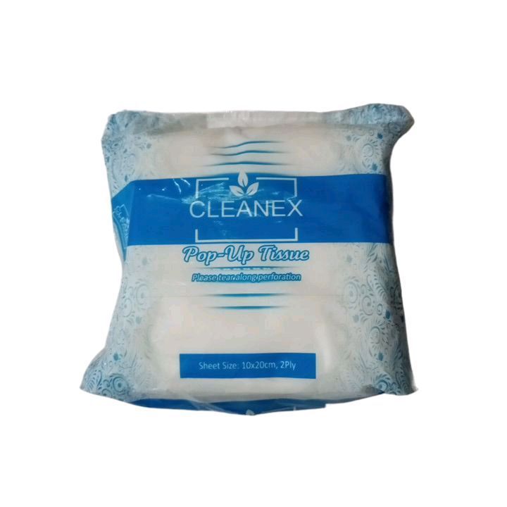 Cleanex Pop-Up Tissue Sheet Size 10x20cm, 2 Ply Set of 6 Pkts. | Daraz ...