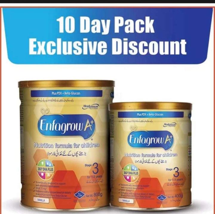 Enfa Enfa grow A+ Stage 3 Baby Milk Formula Powder 800 gm with Enfa ...