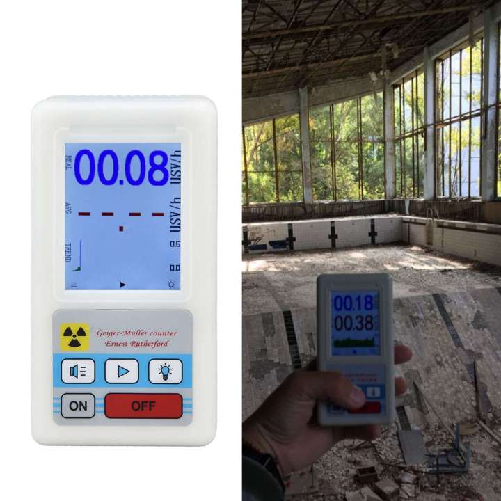 Geiger Counter Radioactive Detector Multifunctional Battery Powered ...