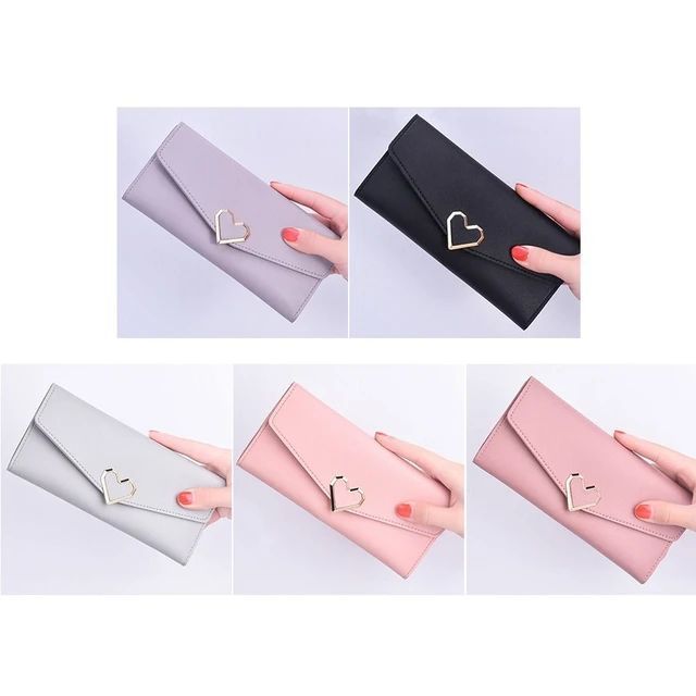 Long Heart-shaped wallet | Daraz.lk