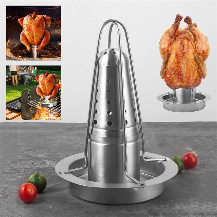 Stainlness Steel Roasting Grill Stand Removable Outdoor BBQ Tool ...
