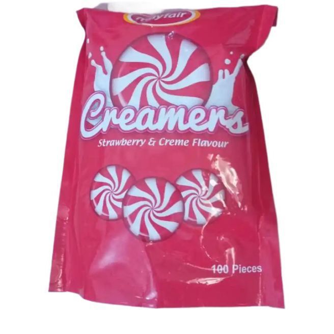 Original Mayfair Creamers Strawberry And Cream Flavour Candy 100 Pieces ...