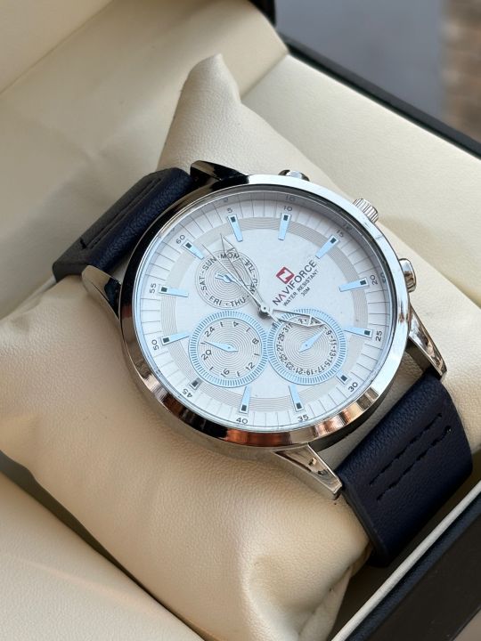 NEW MENS CASUAL NAVIFORCE DARK BLUE WATCH | Daraz.lk