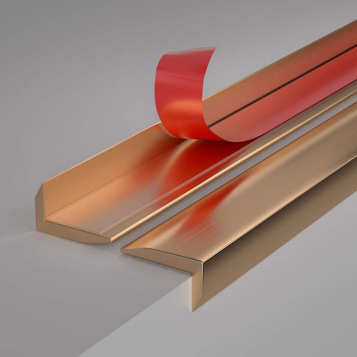 10 Sheets Metal L-shaped Protective Wall Corner Strip Right Angle ...