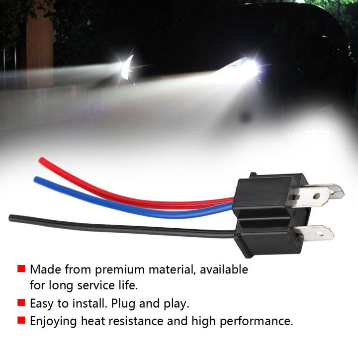 H4 male head with thread H4 Male Head Extension Connector Plug Socket ...