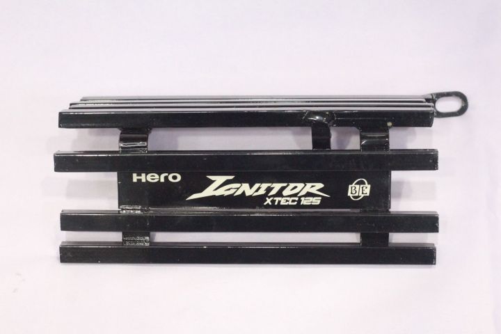Hero Ignitor 125 Xtec silencer cover, silencer guard, exos cover, silencer Jali, box kacha ...