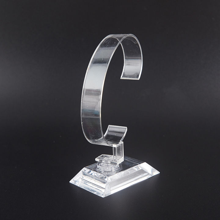 Plastic Wrist Watch Display Rack Holder Sale Show Case Stand Tool Clear ...