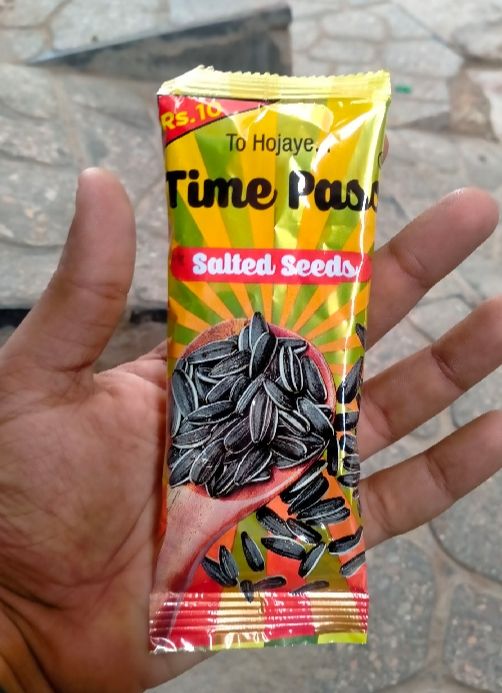 Original Time Pass Beej Salted Sunflower Beej ( Pack Of 12 Pcs ) Yummy ...
