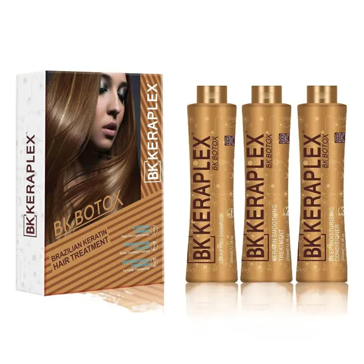 Brazilian BK Botox Professional Keratin Hair Treatment kit 350ML *3 ...