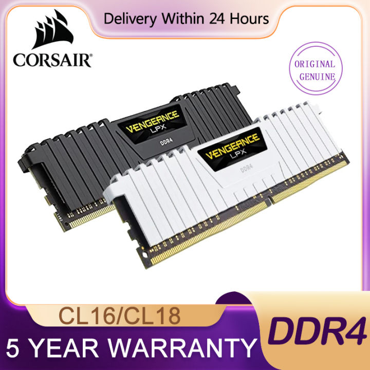 CORSAIR DDR4 RAM Desktop Memory Vengeance 16GB 8GB 3200MHz 3600MHz Dimm ...