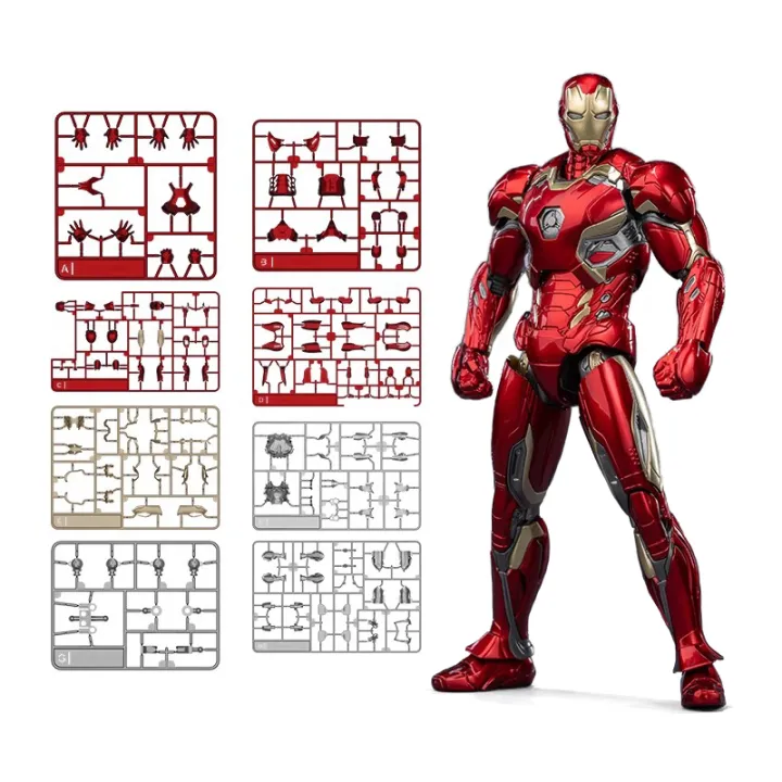 Original Marvel Assembled Model ABS Joint MovableToy 15cm Fondjoy 1:12 ...
