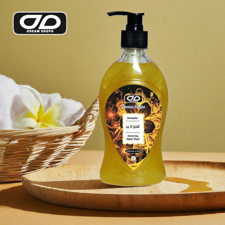 Dream Drops 24KGold Anti-bacterial and Herbal Moisturizing Liquid Hand ...