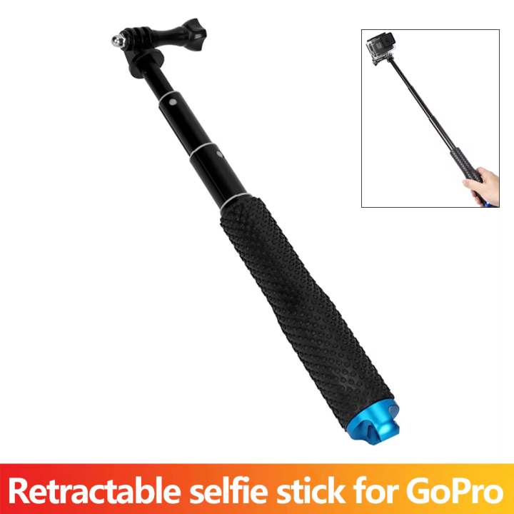 Selfie Stick Aluminum Alloy Adjustable Monopod Extension Rod For GoPro ...