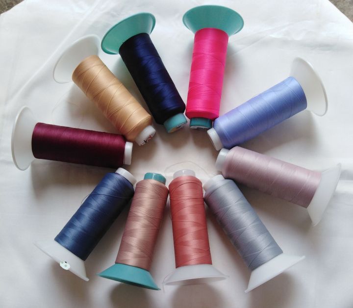 polyester overlock Thread set multicolor (10pcs) | Daraz.lk