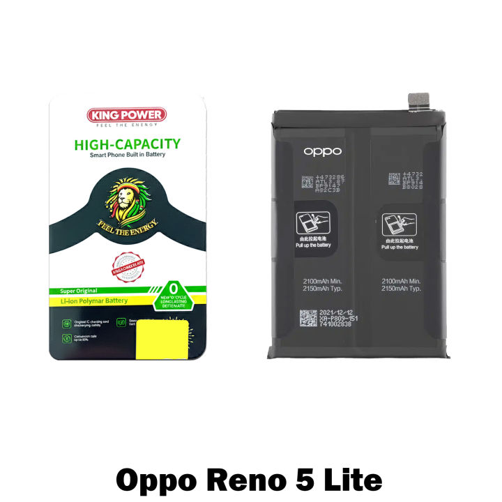 Best Price Oppo Reno 5 Lite Battery Replacement BLP809 4310mAh King ...
