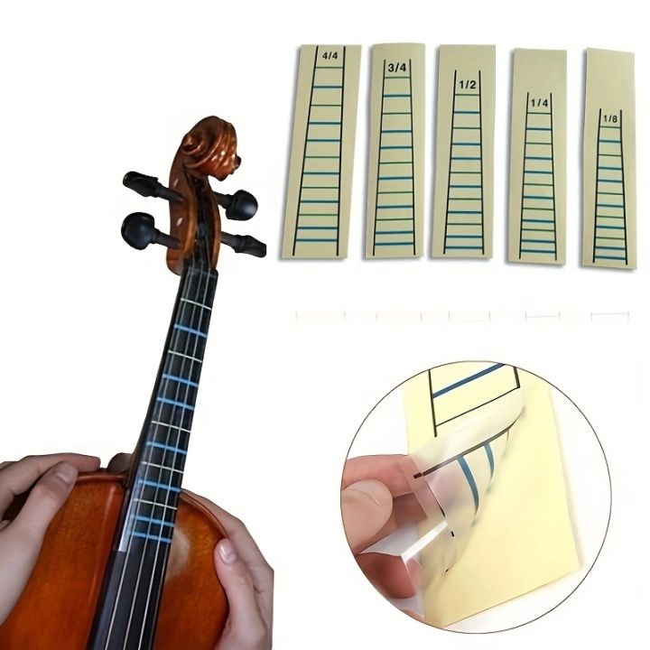 Violin Fretboard Sticker Tape Fiddle Fingerboard Chart Finger Marker ...