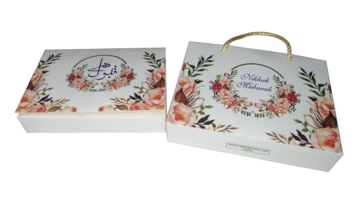 Fancy Nikkah box 7070 Pack of 50 boxes | Daraz.pk