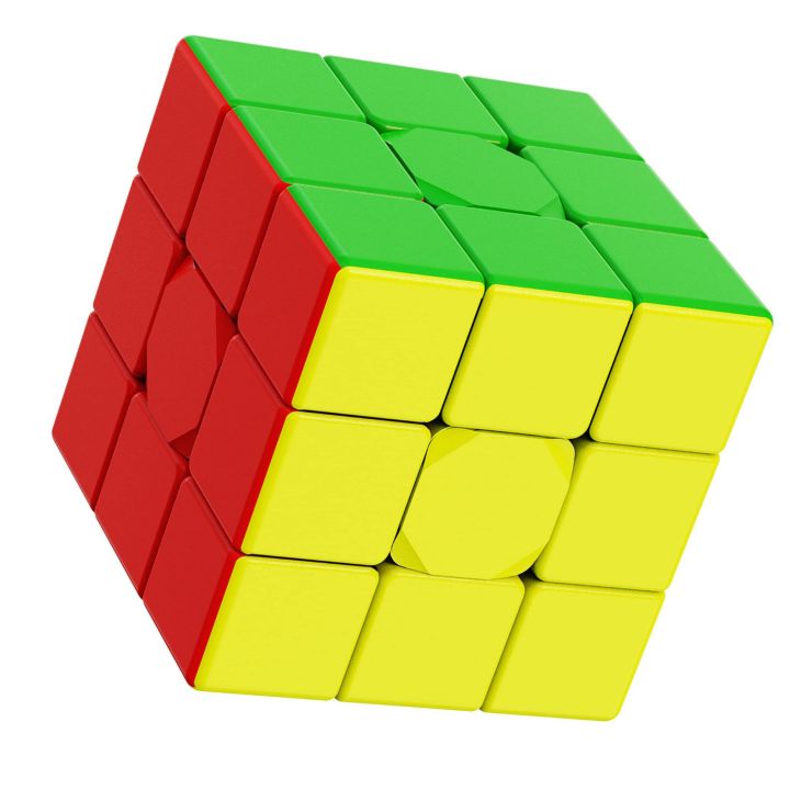 3x3x3 Stickerless Rubik's Speed Cube Smooth Magic 3D Puzzle Rubix Cube ...