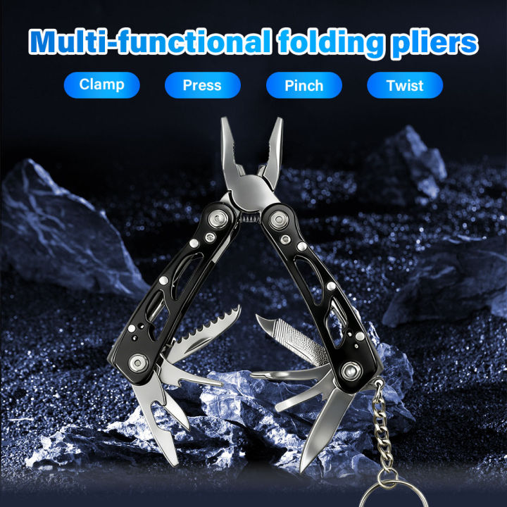 Folding Multi-tool Pocket Knife Pliers Mini Portable Fold Outdoor ...