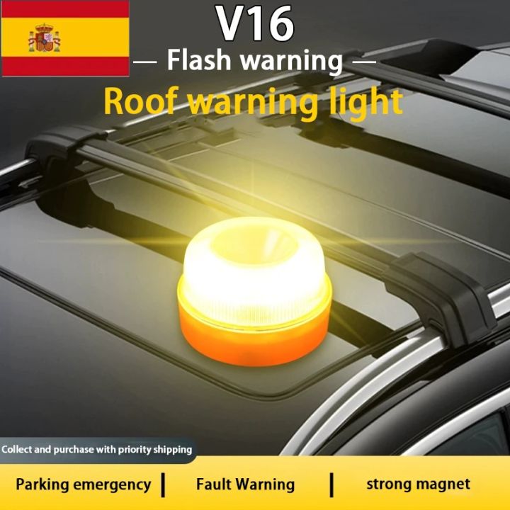 V16 emergency signal light 2026 latest warning light, super strong ...