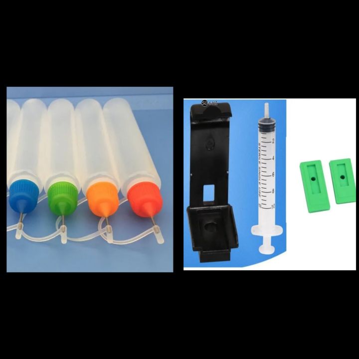 CARTRIDGE REFILL KIT AND REFILL EMPTY 4 BOTTLE HP UNIVASAL | Daraz.lk