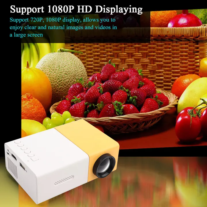 Mini Stylish Home Theater Portable LED Projector High Definition ...