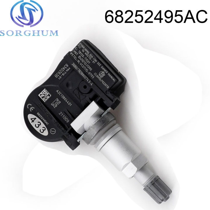 TPMS Tire Pressure Monitoring Sensor 433MHz 68252495AC 68252493AB For ...