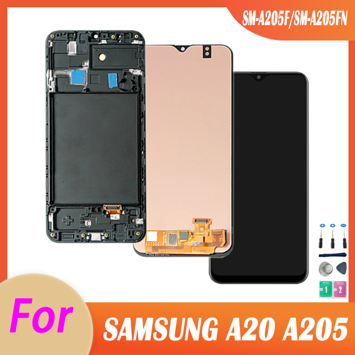 Super Tested 6.4" LCD For Samsung Galaxy A20 A205 LCD A205FN Display ...