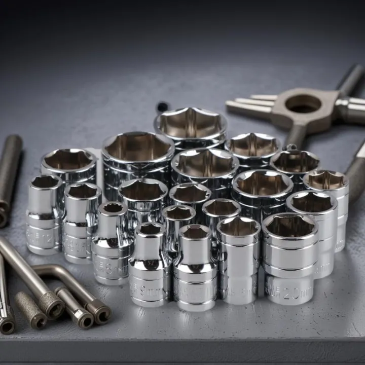 1/2" Drive 8-32mm Deep Impact Socket Set for Metric Wrench, Pneumatic ...