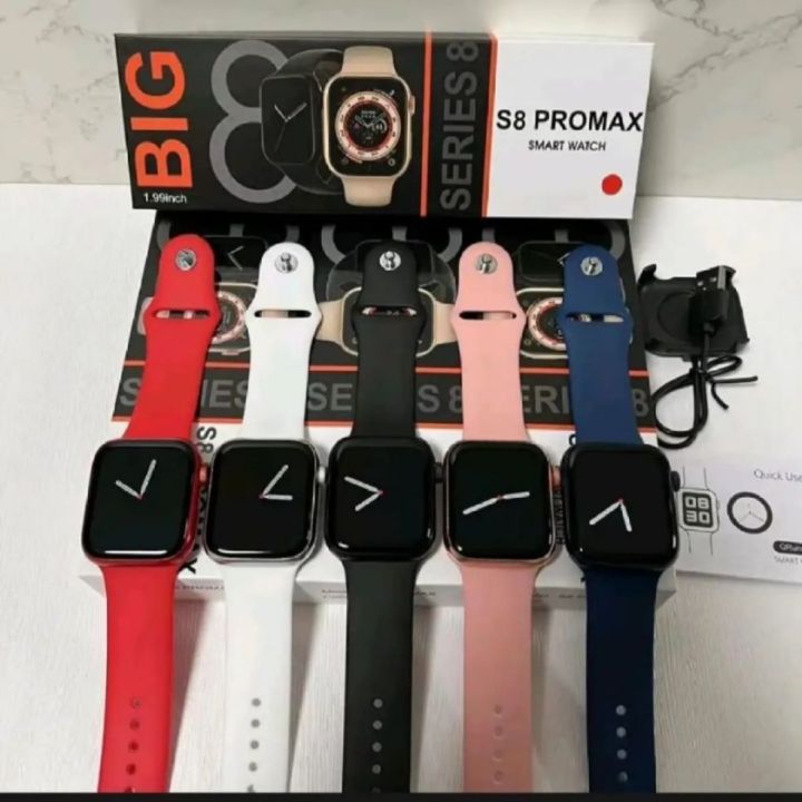 S8 Pro Max Series 8 Bluetooth Calling Smart Watch for Men & Women ...