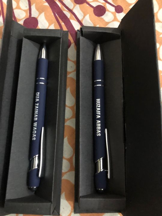 Customise Name pen with Box packing | Daraz.pk