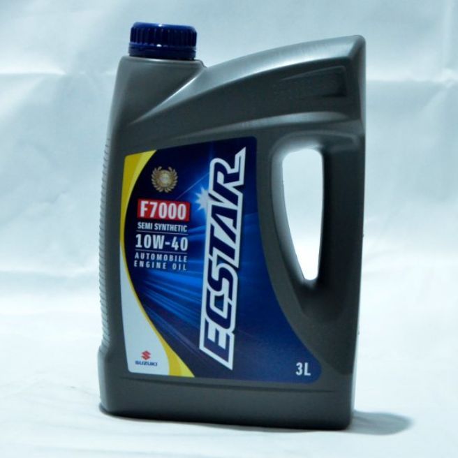 Suzuki Ecstar 10W-40 Genuine Engine Oil - F7000 Semi-Synthetic , 3L ...