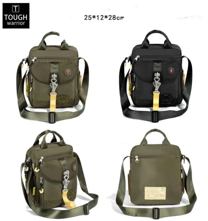 Tough Warrior Men Sling Bag Medium Sized Shoulder Bag Messenger Bag ...