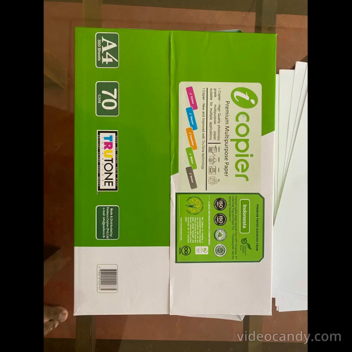 Icopier A4 70gsm Premium Multi-Purpose Copy Paper – 500 Sheets Ream for ...