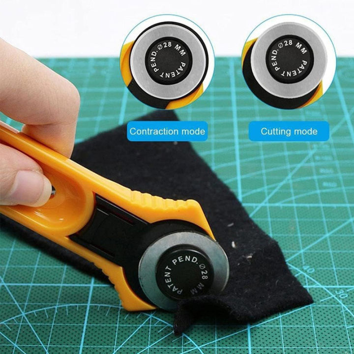28/45mm Rotary Fabric Cutter For Fabric Card Paper Sewing Quilting ...