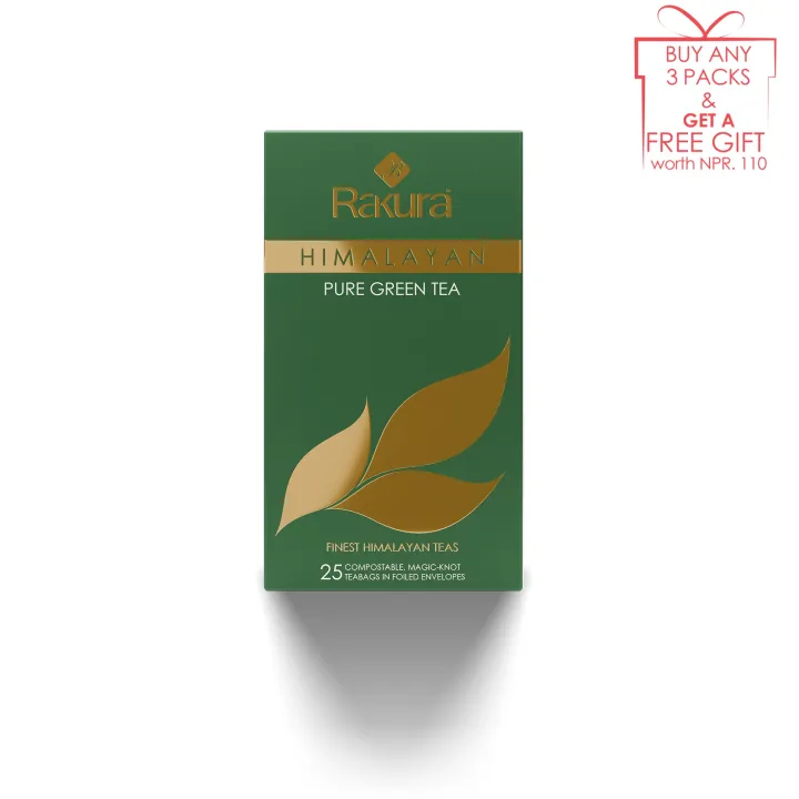 Rakura Himalayan Pure Green Tea 25TB | Finest Himalayan Teas | Next Gen ...