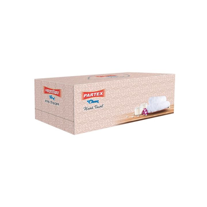 (11 Taka Deal) Partex Hand Towel Box - White (150 pcs x 2 Ply) | Daraz ...