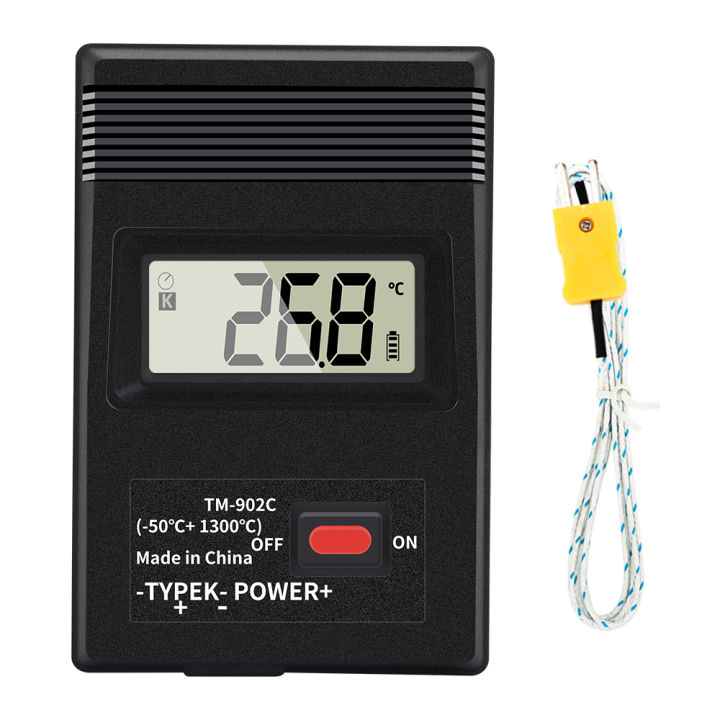 TM902C Digital Thermometer -50C to1300C Temperature Meter Thermocouple ...