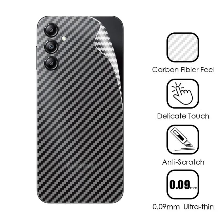 Carbon Fiber Back Sticker For Samsung Galaxy A05s | Daraz.lk