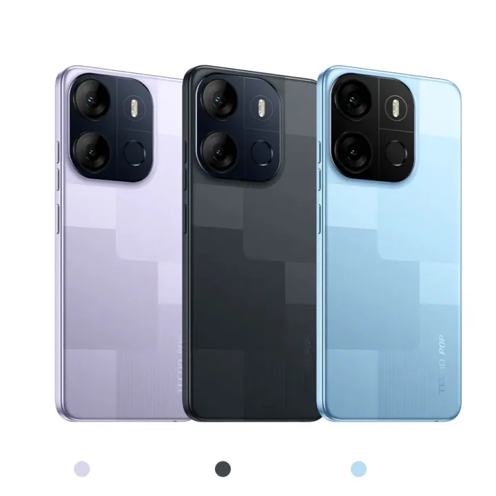 Tecno POP 7 4GB + 64GB - Endless Black (TRCL APPROVED) | Daraz.lk