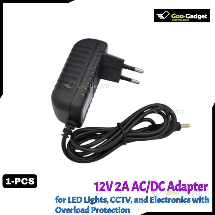 AC 220V To DC 12V 2A Power Supply Adapter Charger For 18650 Battery ...