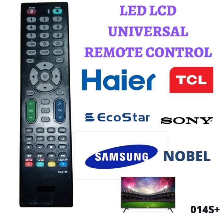 ALL in ONE Universal Remote Control for SONY Samsung TTCL Nobel China ...
