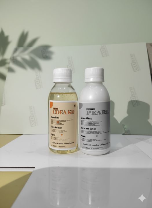 Pack of 2 Bottles|125ml Each|Pearl & CDEA|Shampoo Thickener|Foaming ...