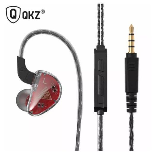 QKZ ak9 in ear stereo earphone 1.2 meters long small talk genuine 100% | Shop.com.mm