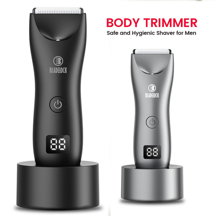 Electric Body Hair Trimmer Shaver Waterproof Groin Bikini Trimmer for ...