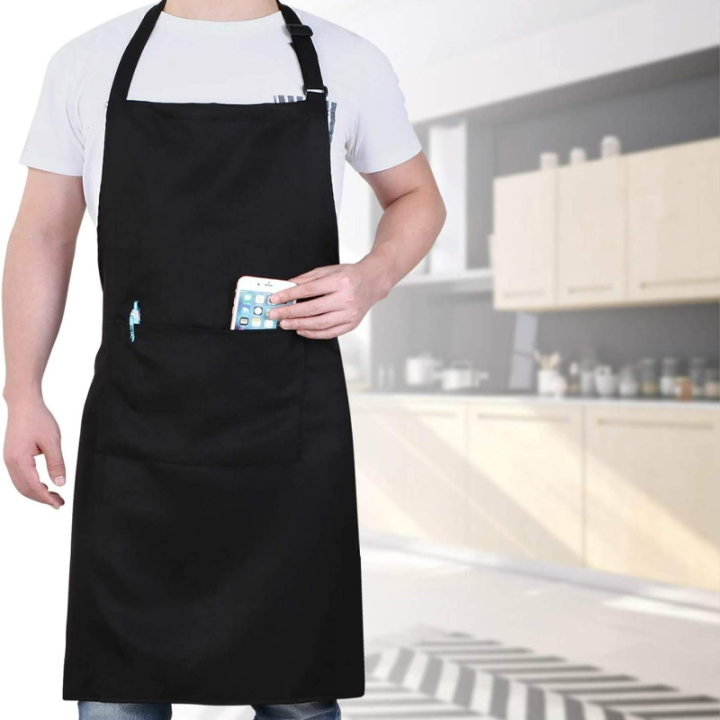 Fashion Kitchen Aprons Woman Men Chef Work Apron for Grill Restaurant ...